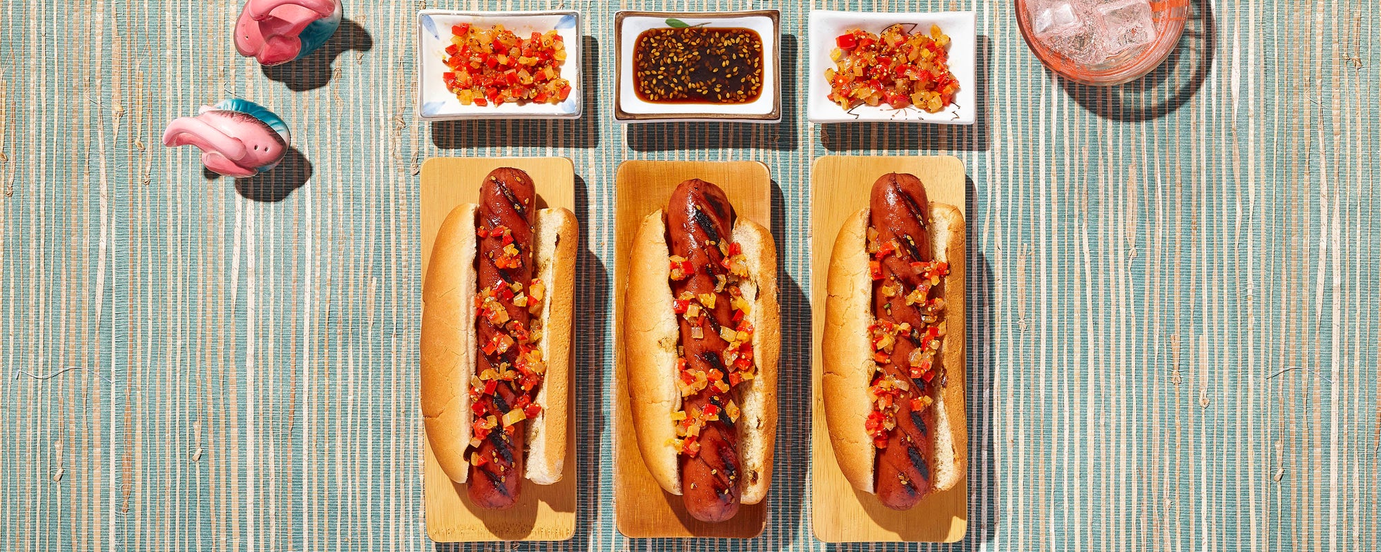 Grilled Hot Dog Recipe with Teriyaki Marinade | Soy Vay®